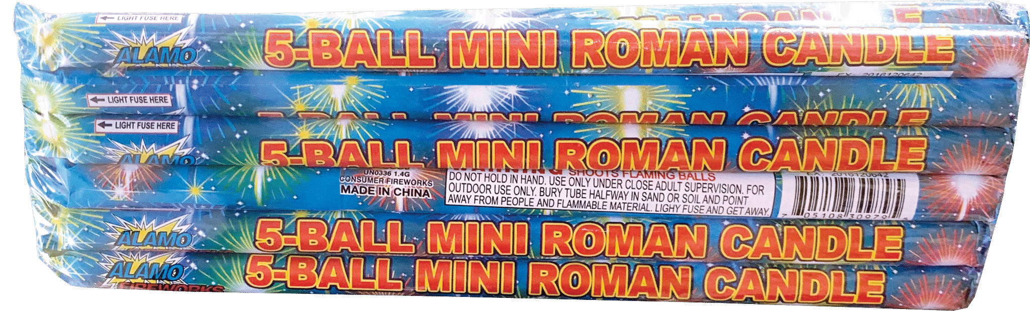 5 BALL MINI CANDLE - https://alamofireworks.com